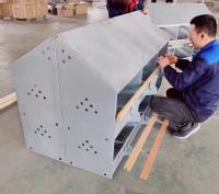 China High Capacity Galvanized Steel Feed Silo  Manual Egg Nest Box for Poultry Farm for sale