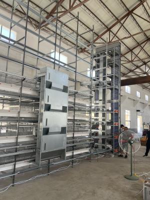 China Space-saving vertical design 8-Tier Layer Chicken House Equipment Hygienic & disease-resistant for sale