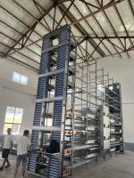 China Hot-dip galvanized H-type layer cage with high egg laying rate and good ventilation for large scale poultry breeding for sale