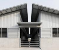 China Quick Installation Prefab Steel Structure Cattle House with 30 Years Warranty and Bolt Connection for sale