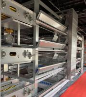 China Fully Automatic 4-Tier H-Type Battery Cage with Hot-Dip Galvanized Steel for Layer Hens and Broilers for sale