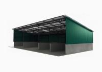 China Natural Lighting Deformation Resistance Prefabricated Steel Structure Chicken House for sale