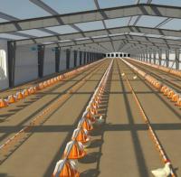 China Prefabricated Steel Structure Chicken Coop with Stable Structure and Labor Saving Design for sale