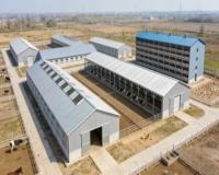 China Anti-Corrosive Hot-Dip Galvanized Steel Poultry House with Customizable Design for Broiler and Layer Chicken for sale