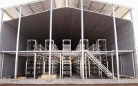 China Quick Assembly Hot-Dip Galvanized Steel Poultry House with Customizable Layout for sale