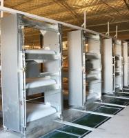 China Closed Broiler Farming House with Prefabricated Components Mesh Windows for Airflow and Carbon Structural Steel for sale