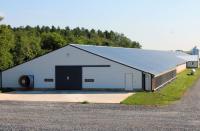 China Hot-Dip Galvanized Prefabricated Steel Poultry House with Customizable Dimensions and 50-Year Lifespan for sale
