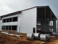 China Hot-Dip Galvanized Steel Poultry House with Automatic Feeding System and Customizable Dimensions for sale