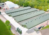 China Hot-Dip Galvanized Steel Poultry House with Automatic Feeding System and Customizable Dimensions for sale