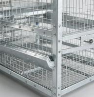 China Hot-Dip Galvanized H Type Layer Cage with Modular Structure for 3rd to 8th Floor Poultry House for sale