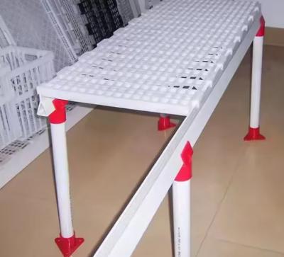 China Affordable Poultry Slat Floor Chicken Coop with High Manure Leaking Rate Anti-Aging Material and Adjustable Height for Broiler Farms for sale