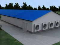 China Weather-Resistant Prefabricated Steel Poultry House with Automatic Ventilation System and Customized Design for sale