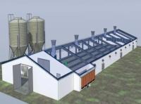China Fully Automated Steel Poultry House with Magnesium-Aluminum-Zinc Coated Steel for 20+ Years Lifespan for sale