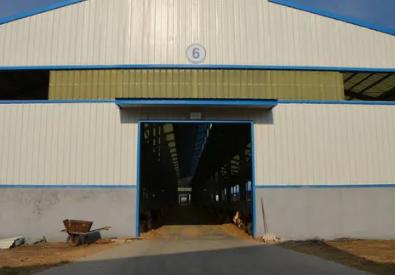 China Zn-Al-Mg Alloy Coated Prefabricated Steel Poultry House with 1-2 Weeks Installation and Customizable Design for sale