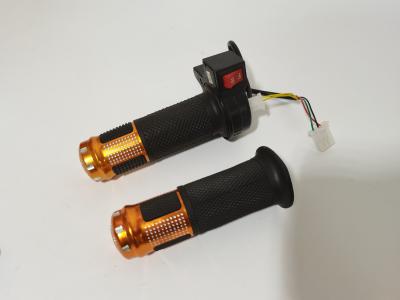 China Electric Bike Twist Throttle Handle 12V 48V Combination Switch Turn Handle for E-Motorcycle for sale