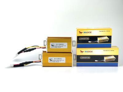 China DC-DC Converter with Fuse 12A 12V Golden Color for E-Bike Agricultural Machinery for sale