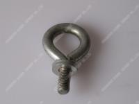 China Silver Lifting Eye Nut and Bolt R175A Electric Galvanized Agricultural Machinery Spare Parts for sale