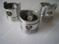 China Single Cylinder Diesel Engine Piston 0.6-2.5kg Forged Steel Cast Iron Silver Black for sale