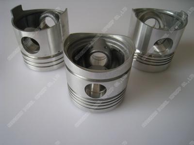 China Single Cylinder Diesel Engine Piston 0.6-2.5kg Forged Steel Cast Iron Silver Black for sale