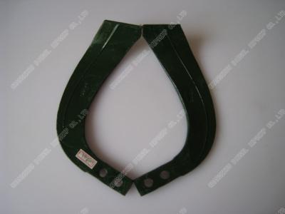 China Single & Double Hole Rotary Tiller Blades DF SF 25-30mm Plate 42-52HRC Hardness for Agricultural Machinery for sale