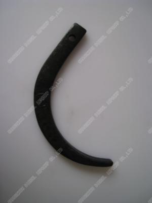 China Rotary Cultivator Power Tiller Blade 581 681 Single Hole 450g-600g Foam Packing for sale