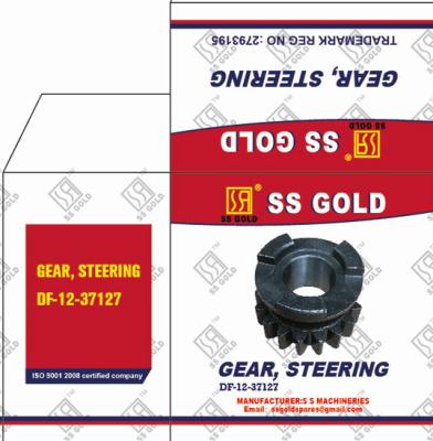 China DF12-37127 Steering Gear for DF Walking Tractor Main Gear Box Carbon Steel 0.195kg for sale