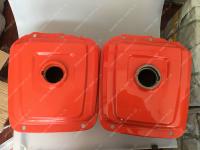 China Kubota RT120 Diesel Engine Fuel Tank - Iron Material Red Color for 165F Z170F R175 S195 Models for sale