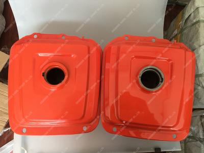 China Kubota RT120 Diesel Engine Fuel Tank - Iron Material Red Color for 165F Z170F R175 S195 Models for sale