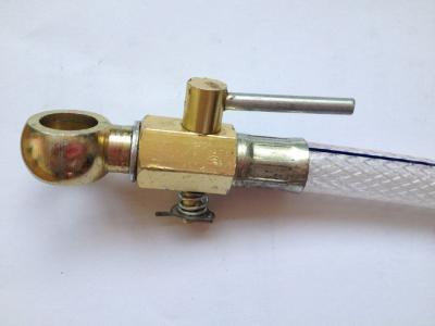 China Water Drain Cock High Pressure Fuel Pipe Copper Aluminum 1/4 3/8 Two Models for sale