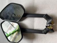 China Ews Auto Rickshaw Rear View Mirror 2025 Spare Parts 180mm Wide Angle for sale