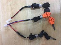 China Electric Rickshaw Tricycle Starting Key Lock 48V-72V >800W Black Golden Silver Replacement Part for sale