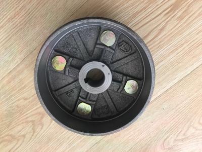 China 160mm 180mm Brake Drum for Auto Rickshaw Rear Axle Iron 48V 60V for sale