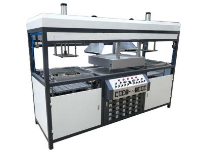 China Dual Workstation Manual Vacuum Former for Simultaneous Mold Testing & Sample Production for sale
