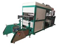 China Automatic Vacuum Thermoforming Machine Motor for PS/PP/PET/PVC/HIPS Food/Fruit Box/Egg Tray Making Touch Screen for sale