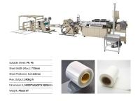 China PP PS Single Screw Plastic Sheet Extruder 110mm Diameter Fully Automatic for sale
