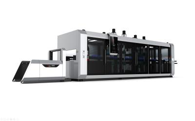 China Positive And Negative Pressure Thermoforming Machine with 610×710mm Maximum Molding Die Area 20-30 mold/min Production Efficiency and 120mm Maximum Forming Height for sale