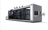 China Positive And Negative Pressure Thermoforming Machine with 610×710mm Maximum Molding Die Area 20-30 mold/min Production Efficiency and 120mm Maximum Forming Height for sale