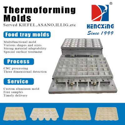 China Thermoforming  Mold Positive And Negative Pressure Mold Food Tray Molds Precision Packaging for sale