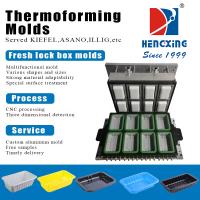 China Thermoforming  Mold Fresh Lock Box Molds Aluminium Molds Better Than Wood for sale