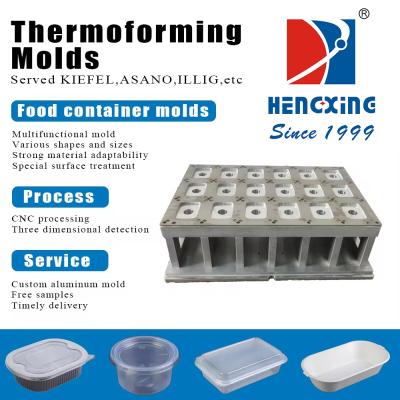 China High Precision Aluminium Alloy Thermoforming Mould with Efficient Heat Dissipation for Food Container Mold and Environmental Recyclability for sale