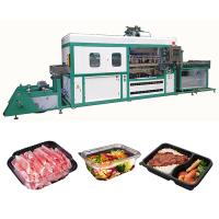 China Pressure Thermoforming Machine with 420-710mm Forming Width 0.1-2.5mm Material Thickness and Approximately 3000KG Overall Weight for sale