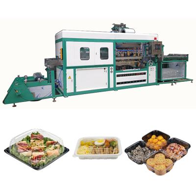 China Automatic Fully Automatic Vacuum Blister Thermoforming Machine for PS/PET/PP/PVC Clamshell Packaging Box High Productivity for sale