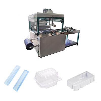 China PLC Controlled PET/PVC/PP Sheet Thermoforming Machine for Transparent Fruit Containers for sale