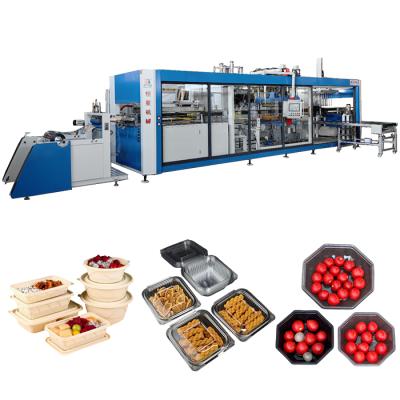 China High Speed Vacuum Forming Machine for Cake Box Production Precision Thermoforming Machine for Pastry Tray Manufacturing for sale