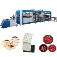 China Full Automatic Pressure Thermoforming Machine with 480-750*1000mm Forming Area and 0.25-1.5mm Sheet Thickness for Max 180mm Forming Height for sale