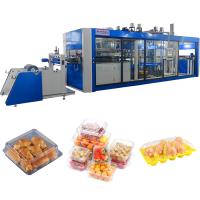 China Fully Automatic Pressure Thermoforming Machine with 610×750mm Forming Area and 10-30 Mold/Min Efficiency for sale