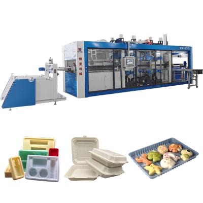 China HX-6175 Multi-Material Compatible Pressure Thermoforming Machine with 610×750mm Maximum Molding Area and 20-30 Mold/Min Efficiency for sale