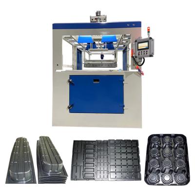 China Double Station Full Automatic Blister Forming Machine with Adjustable Size and Servo Motor for 2 to 10 mm Thick Plates for sale