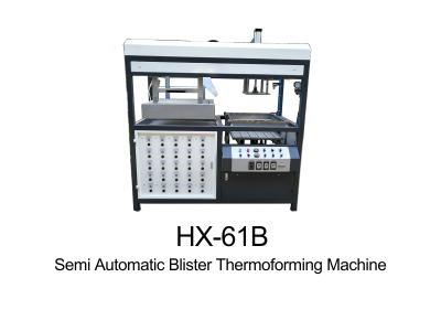 China Full Automatic PS/PP/PET/PVC Clamshell Fruit Fast Food Box Seedling Tray Egg Tray Thermoforming Machine Manual Vacuum Thermoforming Machine HX-61B 560x610mm 12.5KW Vacuum Forming Machine Manufacturer for sale