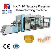 China Fully Automatic Disposable Plastic Food Boxes Machine Egg Tray Thermoforming Machine For Making Take Away Box Product for sale